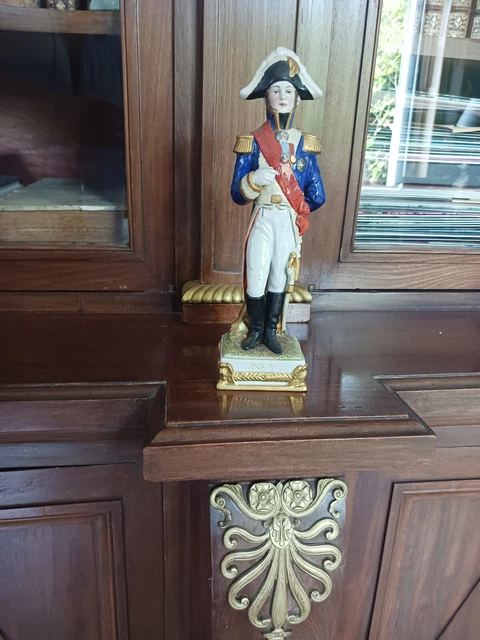 GRANDE STATUETTE ANCIENNE porcelaine Maréchal NEY NAPOLEON EMPIRE EUR ...