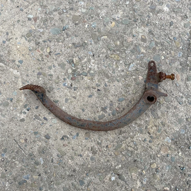 TRIUMPH 3TA 5TA T21 T100A Rear Brake Pedal 8 £30.00 - PicClick UK