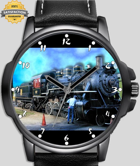 RETRO RAIL STEAM Engine Unique Beautiful Wrist Watch EUR 64,37 ...