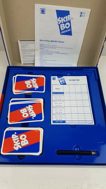 UNO SKIP-BO DELUXE by Mattel The Ultimate Sequencing Game 2 to 4 ...