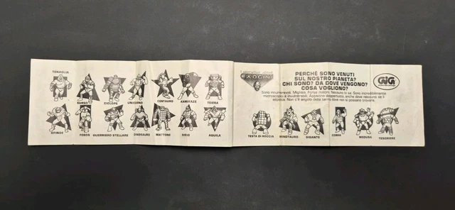 EXOGINI CARTINA PRIMA Serie Originale Gig El Greco EUR 8,00 - PicClick IT