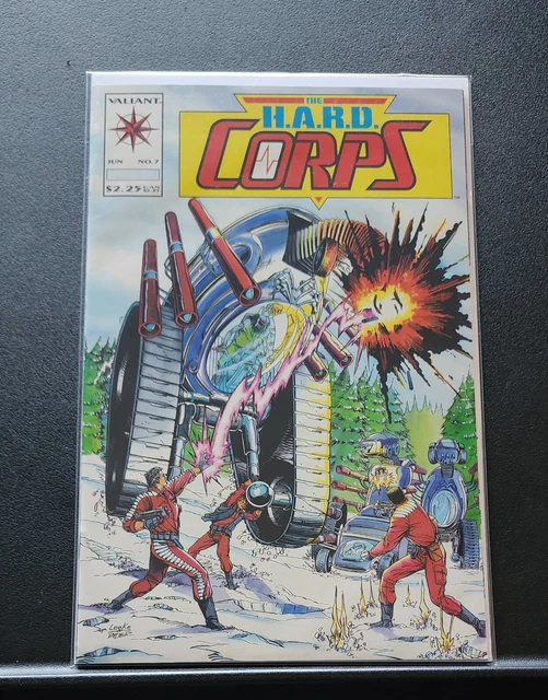 VALIANT COMICS HARD Corps #7 juin 1993 Mike Leeke Art EUR 2,85 ...
