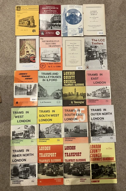 LONDON TRAMS/TRAMWAYS BOOKS Bundle (20 books) £10.98 - PicClick UK