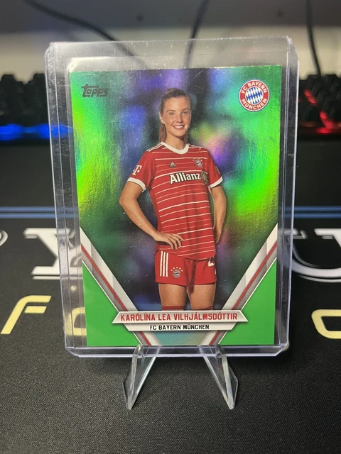 TOPPS FC BAYERN münchen teamset 2022/23 Karolina Lea Vilhjalmsdottir ...