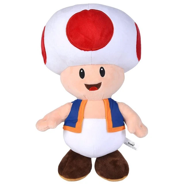 SUPER MARIO LARGE 40Cm Toad Plush Soft Toy Teddy For Kids £25.37 ...
