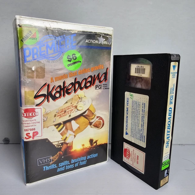 SKATEBOARD THE MOVIE (1978) VHS Video- Premiere Vintage Rare Clamshell ...