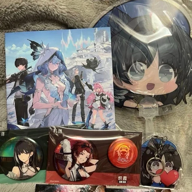 INSIGNE DE CANETTE Wuthering Waves TGS2024, ventilateur Uchiwa,... EUR ...