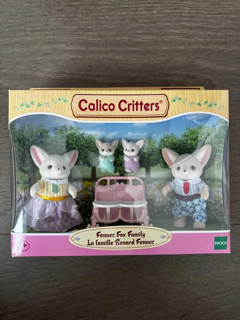 CALICO CRITTERS FENNEC Fox Family Set Sylvanian Families New #5 $29.00 ...