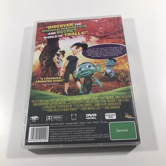 TROLLAND DVD REGION 4 PAL Animated Movie Jerry O'Connell Dick Van Dyke ...