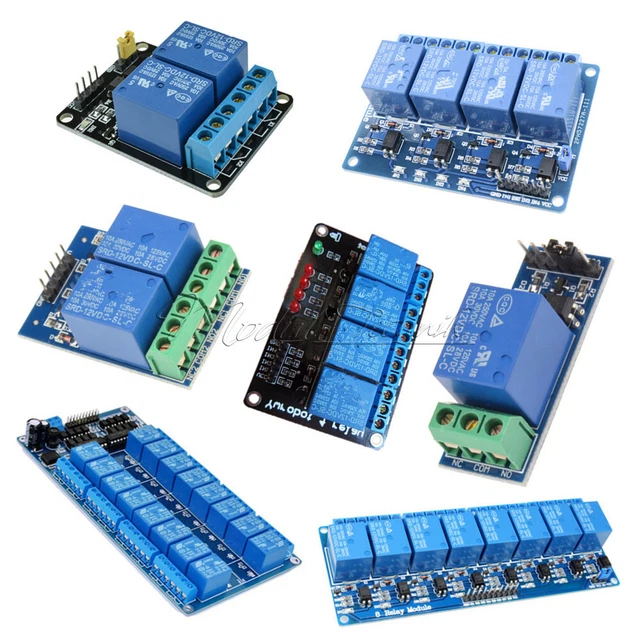 1/2/4/8/16 CHANNEL RELAY Module 12V With Optocoupler For Arduino PIC ...