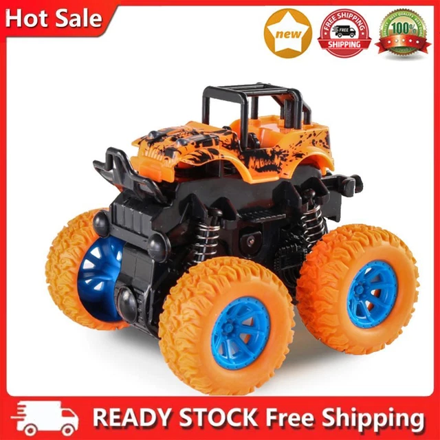 MINI INERTIAL OFF-ROAD Vehicle Pullback Kid Toy Plastic Stunt Car ...