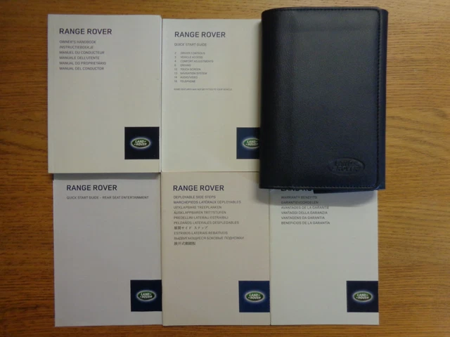 RANGE ROVER L405 Owners Handbook Manual and Wallet 12-17 £54.99 ...