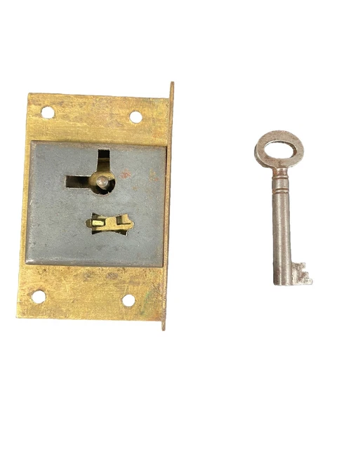 ANTIQUE GRANDFATHER / Longcase Clock Lock and Key : Working B02 £38.99 ...