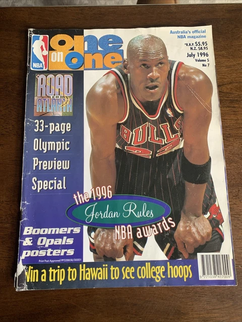 ONE ON ONE Basketball Magazines 1996, Vol 5 Nos 7 - Michael Jordan £7. ...