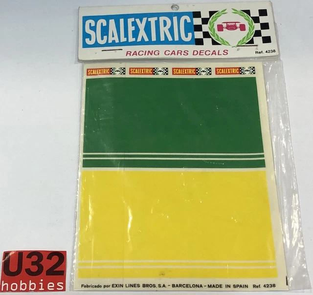 SCALEXTRIC EXIN 4238 Calca Racing Cars Decals EUR 14,95 - PicClick IT