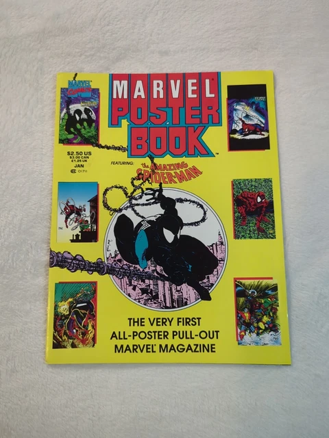 1ST MARVEL ALL Poster Pull-Out Book Amazing Spider-Man Todd McFarlane ...
