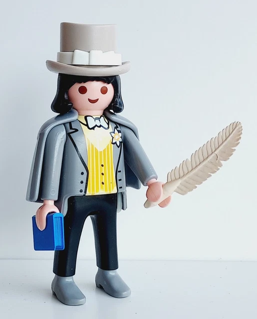 PLAYMOBIL OSCAR WILDE écrivain Dandy Dorian Gray Irlande Irlandais ...