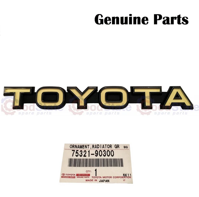 GENUINE TOYOTA LANDCRUISER 45 40 Series FJ HJ BJ Front Grille Badge ...