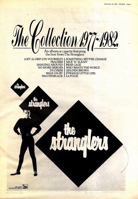 F26 NEWSPAPER PICTURE/ADVERT 15X11 The Stranglers 1977-1982 Collection ...