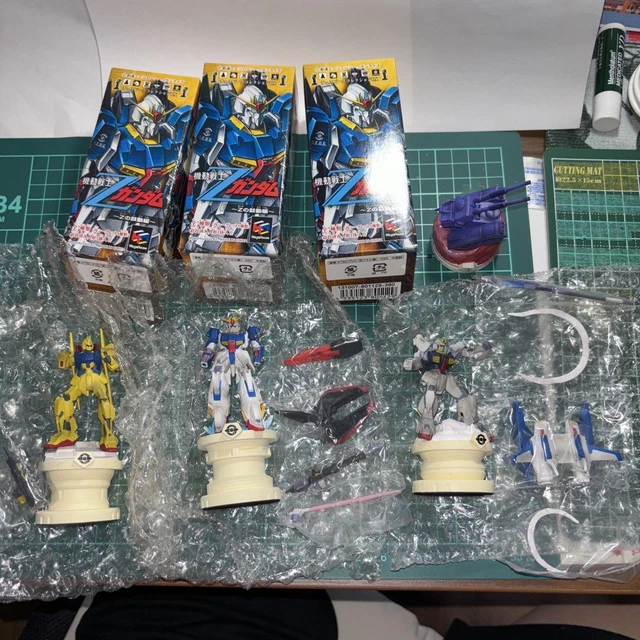 GUNDAM CHESS PIECE Collection Figure Hyakushiki MegaHouse Retro Anime ...