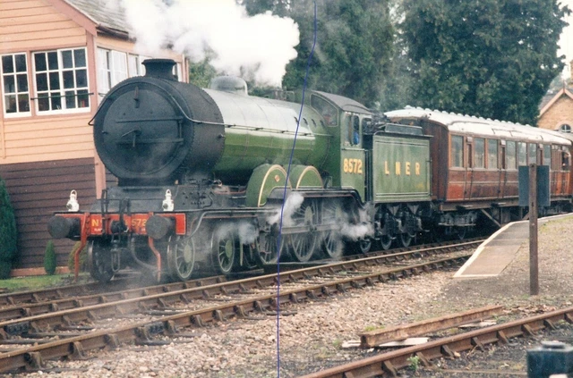 LNER STEAM LOCO Railway Photo B12 Train Engine Picture 8572 Photograph ...