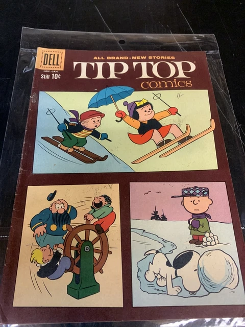 VINTAGE COMIC PEANUTS Tip Top Dell Snoopy Cartoon $6.00 - PicClick AU