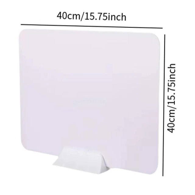 DESKTOP PARTITION BOARD Privacy Shield Desk Divider Sturdy Table Screen ...