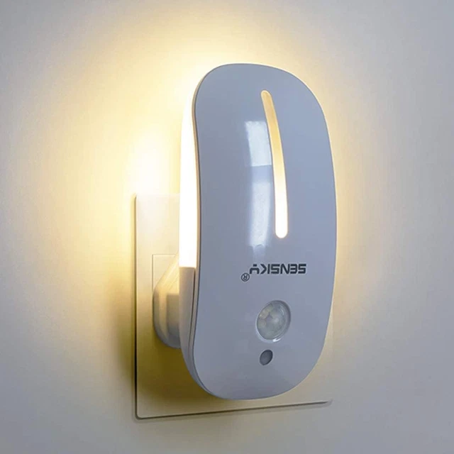 LED NIGHT LIGHT- Sensky BS126 PIR Motion Sensor LED Night Light, Plug ...