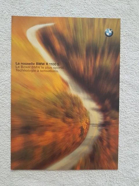 BMW LA NOUVELLE R1100S Catalogue Prospectus Brochure Edition 07/1998 ...