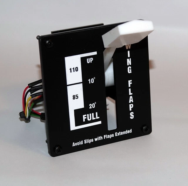 FLAP LEVER AND face plate for Flight Simulation - Brand New £40.24 ...