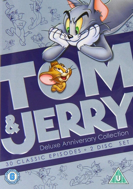 TOM AND JERRY DVD 2 Disc set 70th Anniversary cartoon Animated Children ...