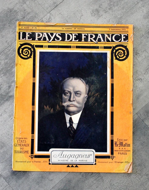 ANCIEN JOURNAL - LE PAYS DE FRANCE 2e ANNEE N°46: 2 SEPTEMBRE 1915 ...