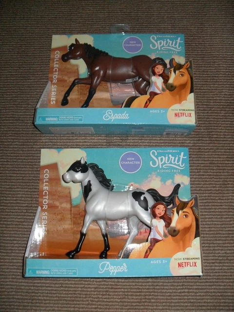 DREAMWORKS SPIRIT RIDING Free Collector Series Espada & Pepper - NEW £ ...