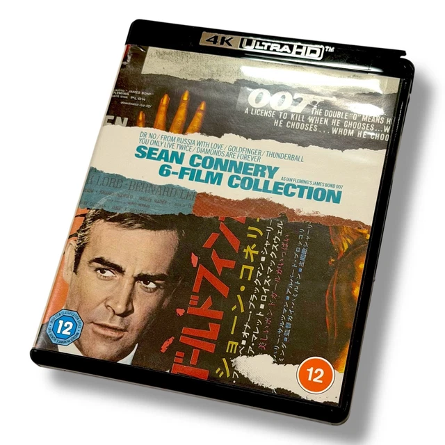 JAMES BOND: SEAN Connery 6-Film Collection 4K UltraHD, 1 Disc missing £ ...