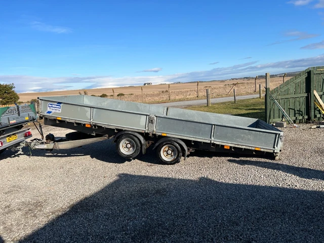 IFOR WILLIAMS TILTBED Transporter Trailer 16ft x 6ft Dropsides £1.00 ...
