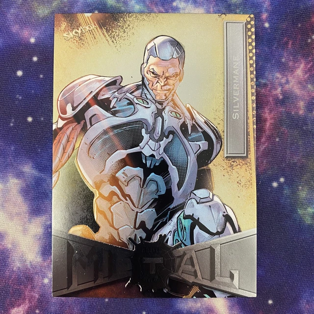 SILVERMANE MARVEL 2022 Upper Deck Marvel Spider-Man Metal Universe Card ...