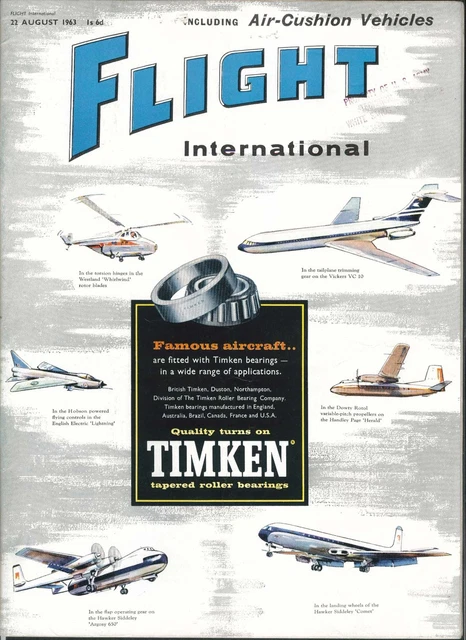 FLIGHT INTERNATIONAL DECCA/DOPPLER CSA Profile Lockheed 8/22 1963 £15. ...