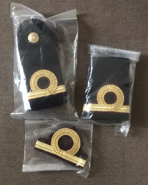 SET GRADI GUARDIAMARINA Genio Navale Marina Grado Terzo Ufficiale di ...