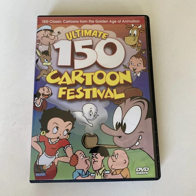 ULTIMATE 150 CARTOON Festival DVD 2007, 3-Disc Set Popeye Betty Boop ...