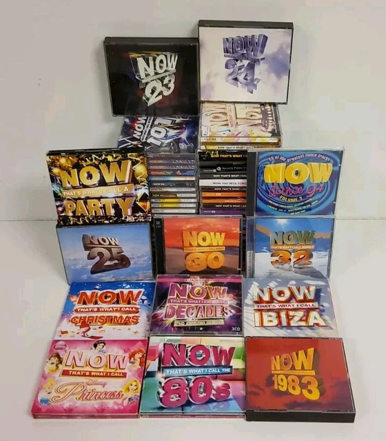 51 X NOW CD Joblot- 23 24 25 30 32 80s Decades Ibiza A Party Dance 94 ...