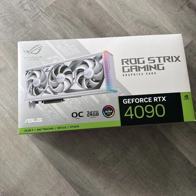 ASUS ROG STRIX GeForce RTX 4090 White OC 24GB GDDR6X Graphics Card $90. ...