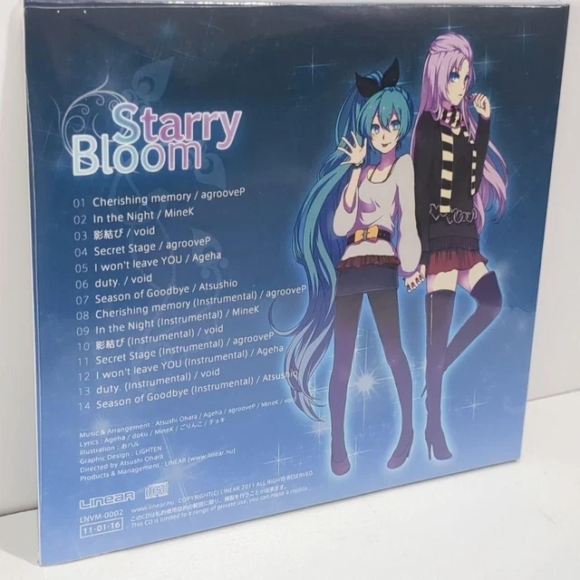 UNOPENED STARRY BLOOM Vocaloid Megurine Luka Hatsune Miku Doujin CD ...