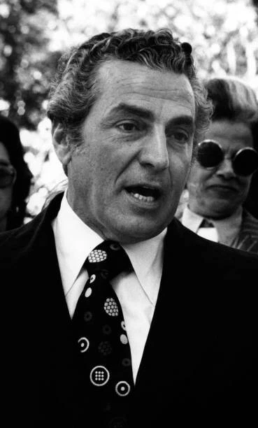 MARIO BIAGGI AT Columbus Day Parade on October 8 1973 in New - 1973 Old ...