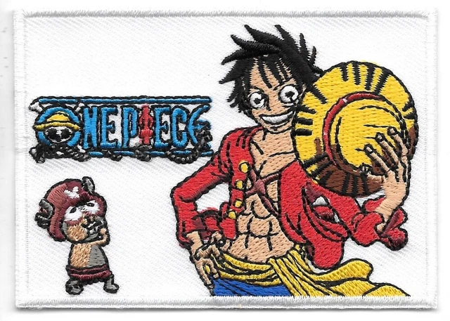 PATCH BRODÉ ONE Piece, Monkey D. Luffy & Chopper (anime japonais ...