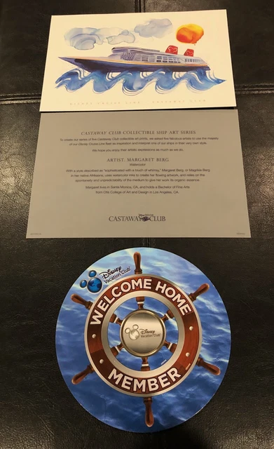 DISNEY VACATION CLUB (DVC) MEMBER MAGNET & Disney Cruise Line (DCL ...