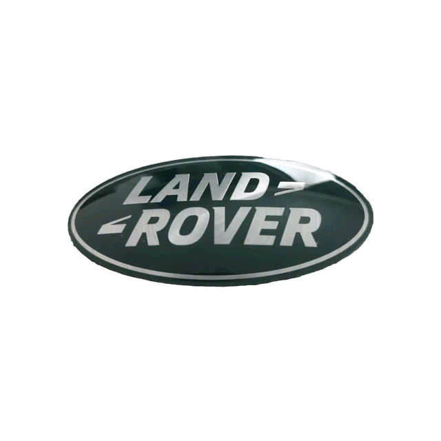 GENUINE LAND ROVER Grill Badge Emblem Green/Silver 86mm X2 £10.00 ...