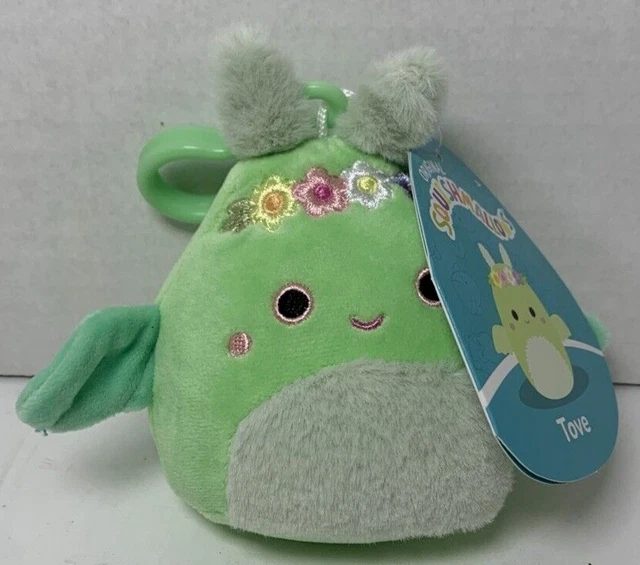 SQUISHMALLOWS CLIP ON Tove The Mothman 3.5" Plush Soft Toy New With Tag ...
