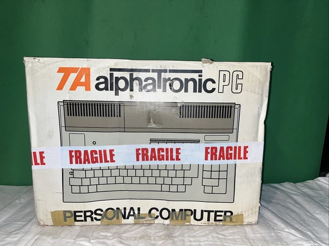 VINTAGE COMPUTER ULTRA RARE TA Royal ALPHATRONIC PC Boxed Inserts ...