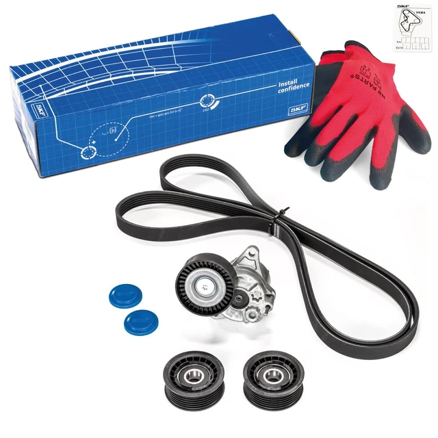SKF VKMA 38026 Keilrippenriemensatz für Mercedes-Benz C-Klasse E-Klasse ...