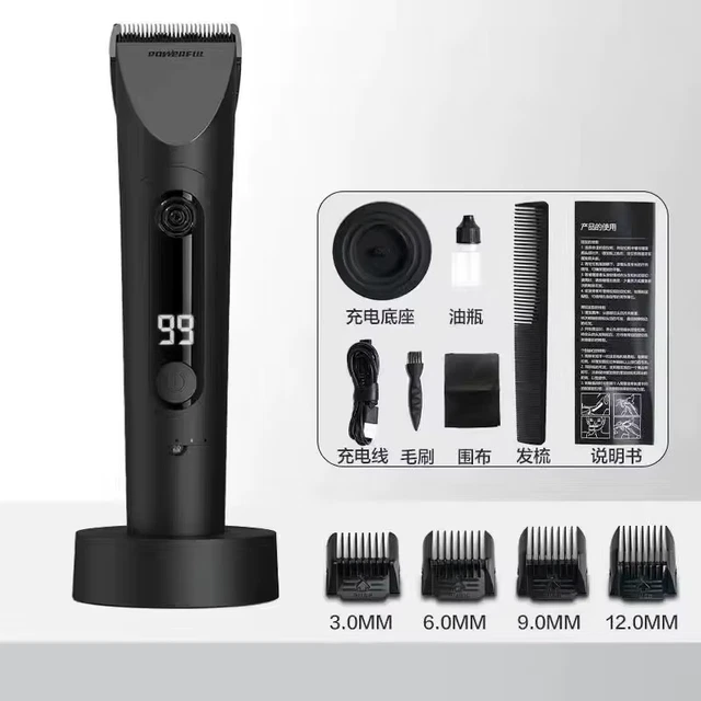 XIAOMI MIJIA HAIR Clipper Wireless Hair Cutting Trimmer Barber Cutter ...